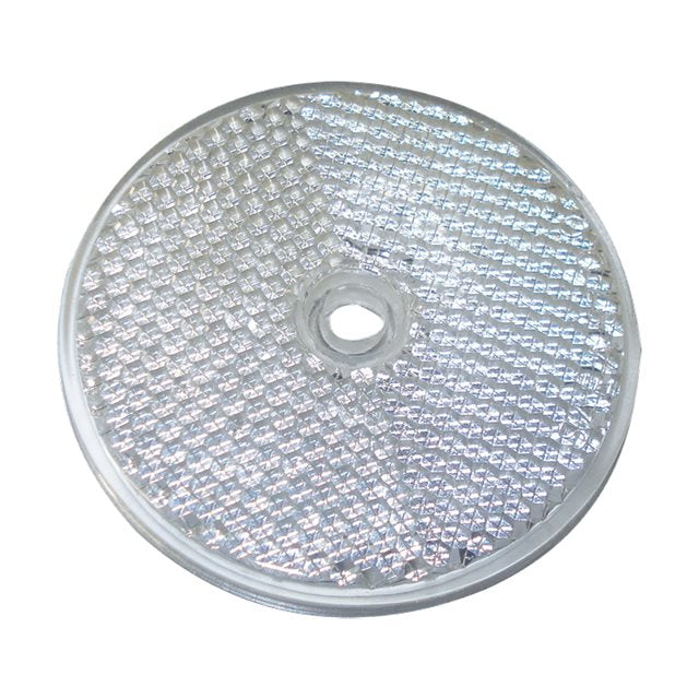 Round Reflex Reflector Clear – One Stop Caravan Shop