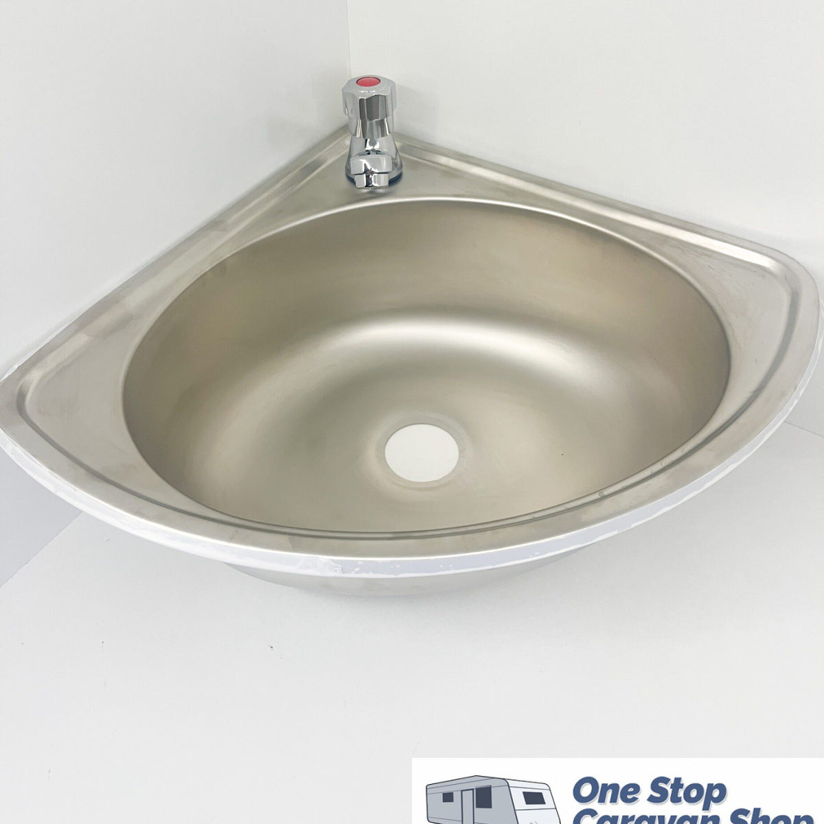 Caravan Corner Sink & Single Cold Tap – One Stop Caravan Shop